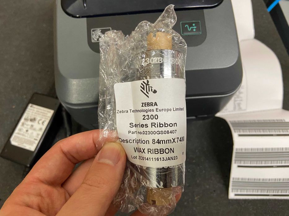 Zebra GX430t Термо-трансферен етикетен принтер, 300 dpi, LAN, PSU гр ...