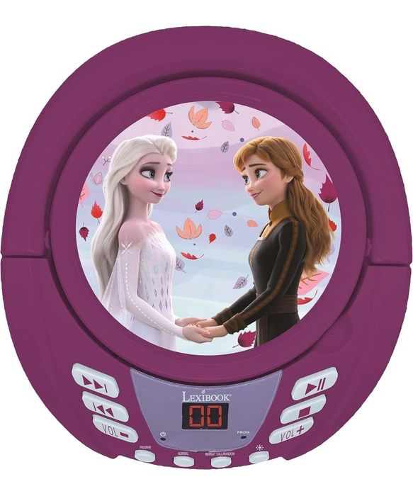 CD player Bluetooth pentru copii, portabil, Lexibook Disney Frozen ...