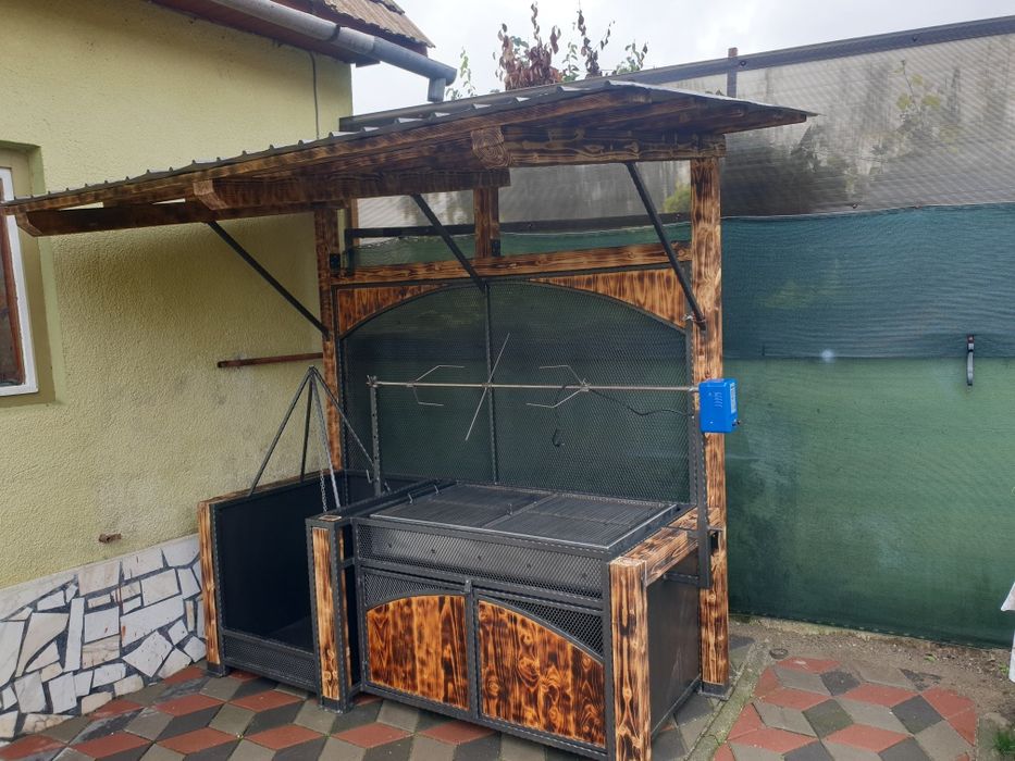 Gratar rotisor ceaun Cugir • OLX.ro