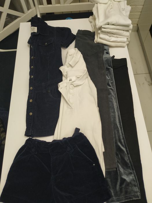Lot scoala fetita 128 H&M, bluze NEXT scoala, sarafan Bucuresti ...