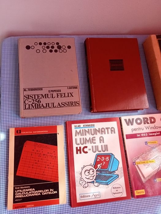 Cărți tematica IT ,calculator,felix,HC,calculatoar Romanesc,vintage ...