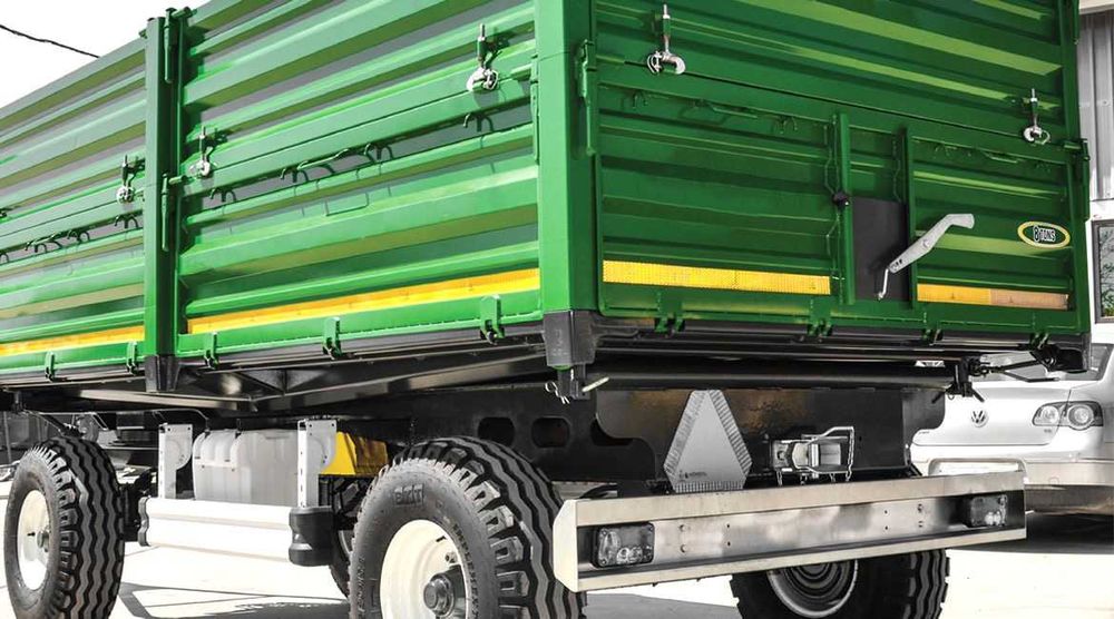 Remorca Agricola cu 2 2 axe Cotsyo 5-12T, NOUA Harsova • OLX.ro