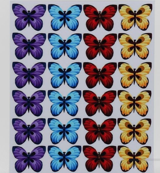 Guldasta uchun Kapalaklar rasm 20x30 foto: 8 000 so’m - Sovg'alar ...