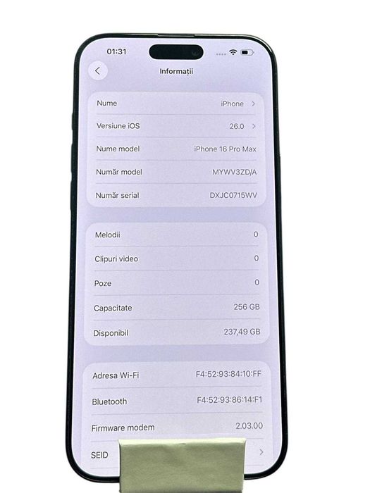 Iphone 16 Pro Max 256Gb / Amanet Cashbook Deva Deva • OLX.ro