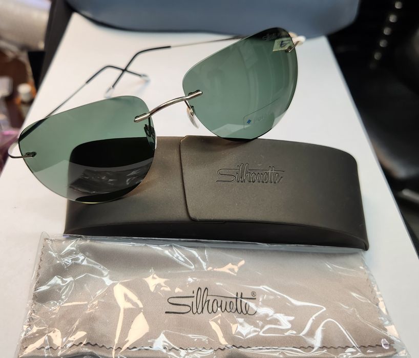 Слънчеви очила Silhouette Titan хром-зелени / Б21/ / гр. Варна Център • OLX.bg