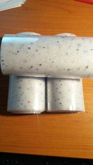 Rola tull alb cu sclipici Cluj-Napoca • OLX.ro