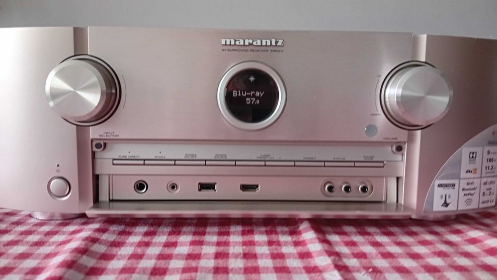 Home cinema Marantz SR 6011, Dolby ATMOS, canale 11.2, cu telecomandă ...