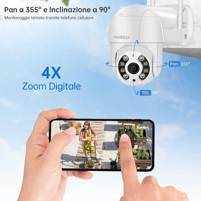 Reobiux 2k външна Wifi камера за наблюдение гр Пловдив Център • Olx Bg
