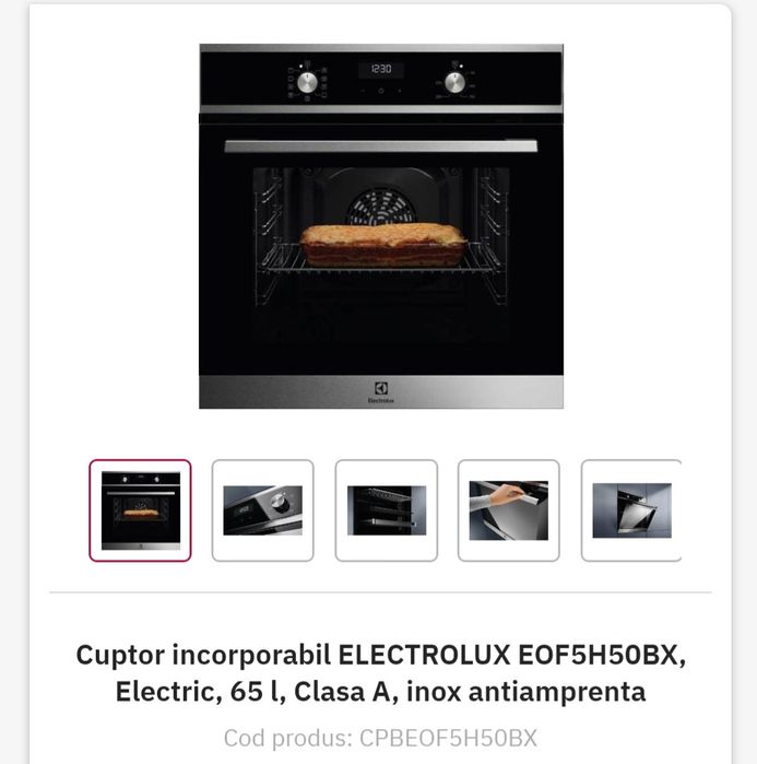 Pachet Electrolux: cuptor, plita si hota Palazu Mare • OLX.ro