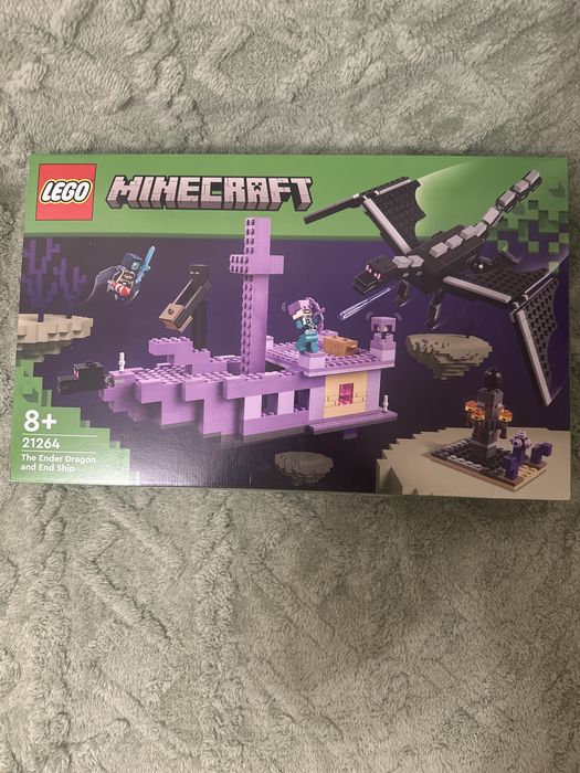 LEGO Minecraft - Dragon Ender si Corabia din End 21264, 657 piese Cluj ...