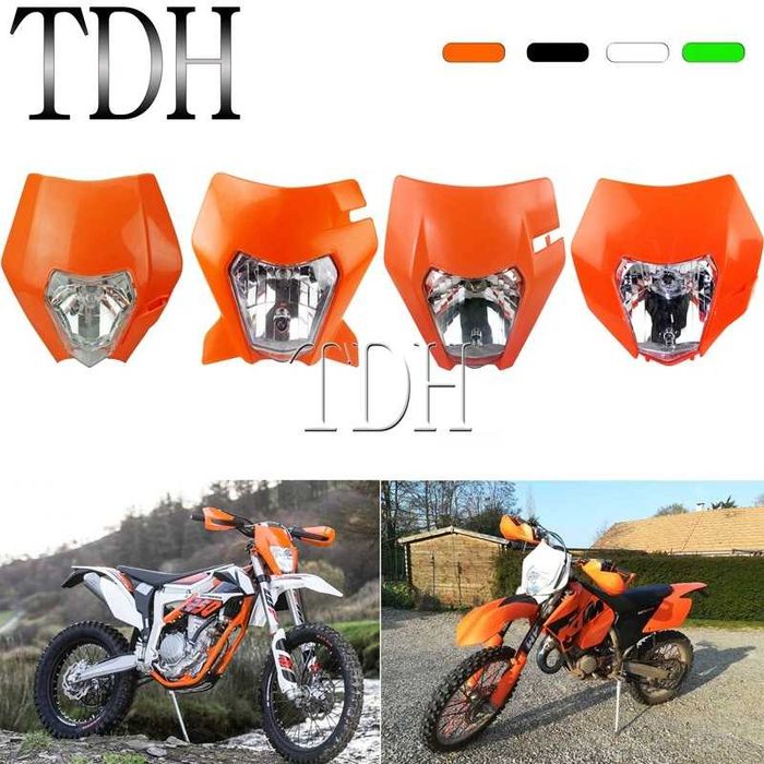 Far Masca Enduro LED /Halogen PT Orice Model Moto KTM HUSQVARNA ETC ...