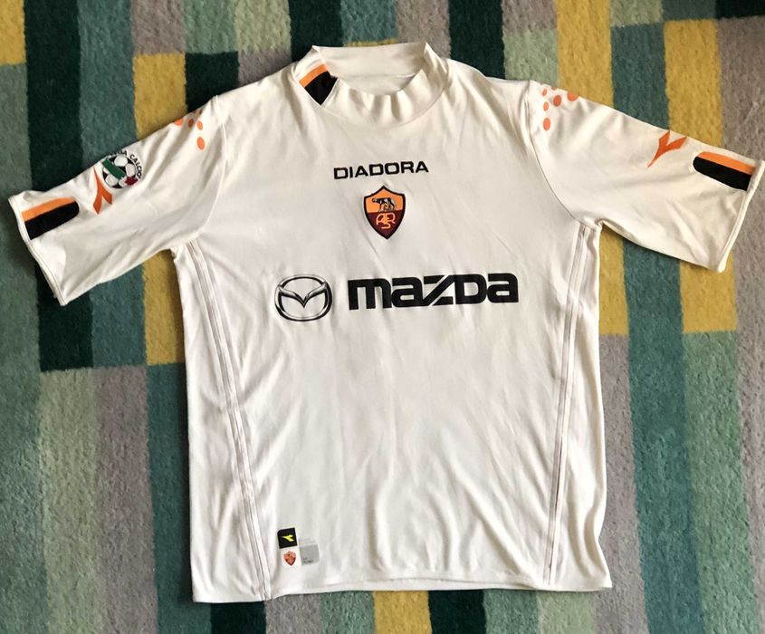 Tricou de joc deplasare AS ROMA Cristian Chivu - cu certificat ...