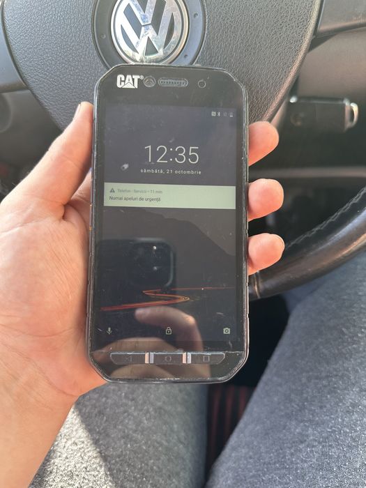 Vand Telefon mobil CAT S41, Dual SIM, 32GB, LTE, Black Rosu • OLX.ro