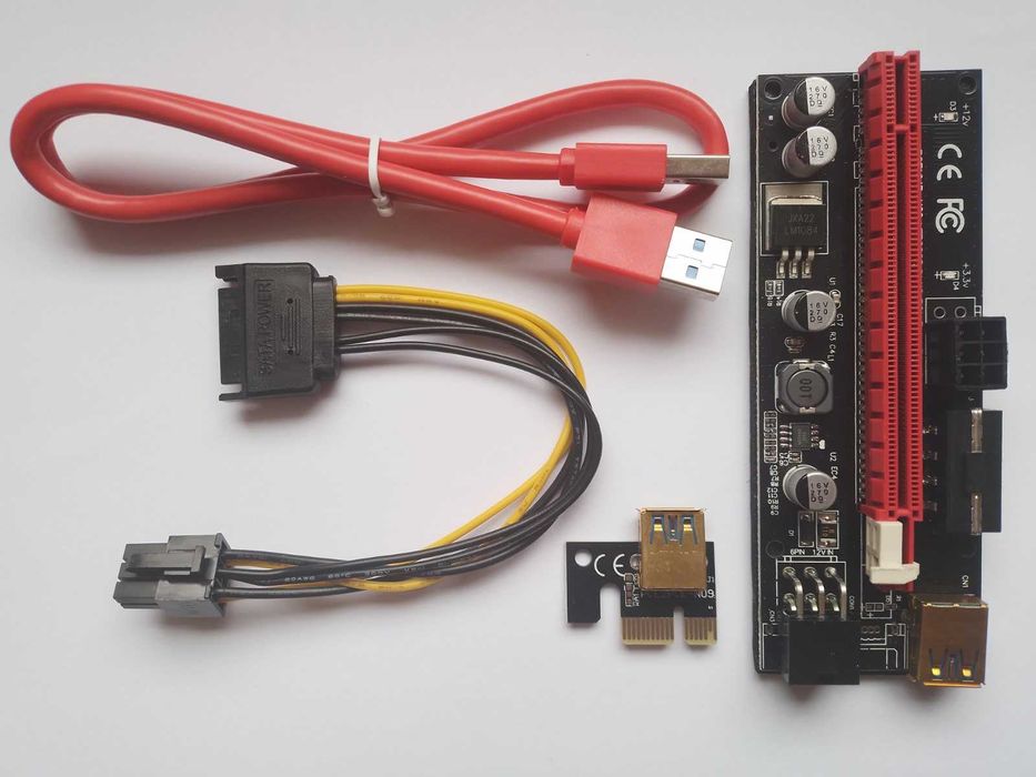 PCI-E Riser Card Extender ver. 009s гр. Пловдив Център • OLX.bg