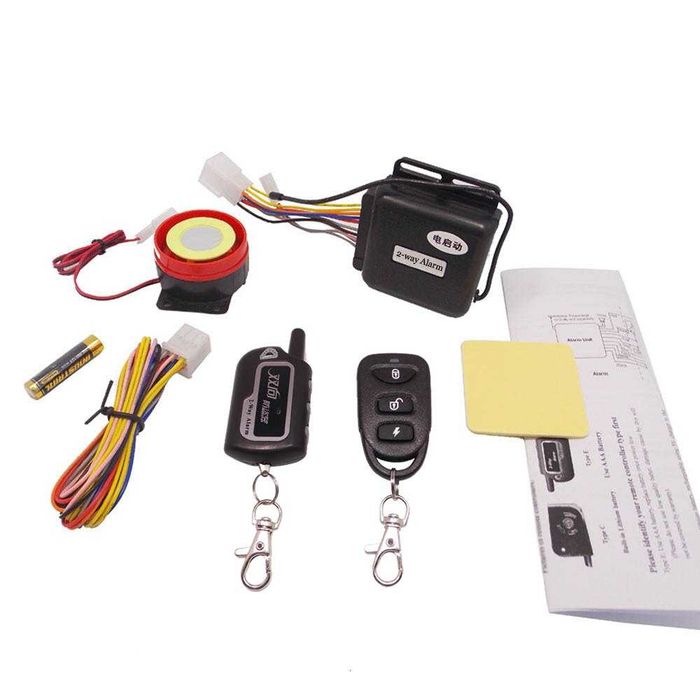 Alarma PAGER moto scuter cu MONTAJ Suzuki BMW Yamaha Honda Kawasaki ...