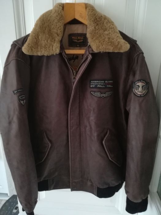 Geaca piele Pall Mall xl aviator bărbați Periam • OLX.ro