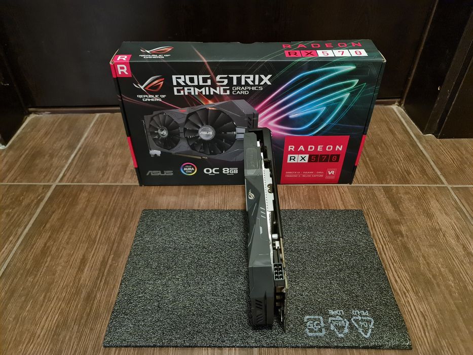 Asus Rog Strix RX 570 8GB гр. Козлодуй • OLX.bg