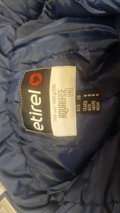 Детски ски екип ETIREL размер 116 момче гр. Варна Възраждане 2 • OLX.bg