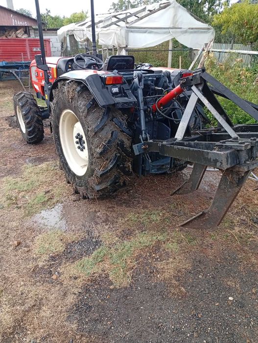 Tractoras cu utilaje SAME Golden 85 CP 4x4 cu scarificator + balotiera ...