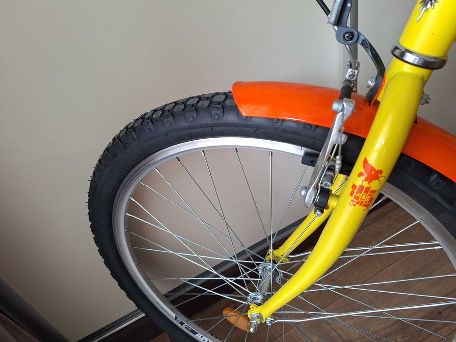 Bicicleta noua Pegas Strada 2 galben pastel Bucuresti Sectorul 2 • OLX.ro