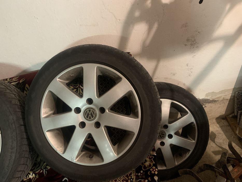 Jante AUTEC 16” 5x112 7J + anvelope – VW Audi Skoda Seat Romanesti • OLX.ro