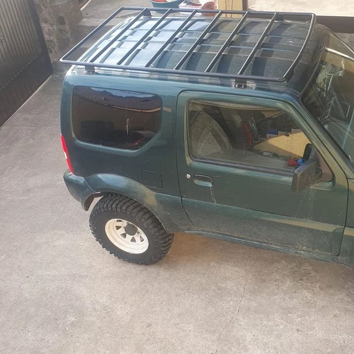 Roof rack / portbagaj si scara suzuki jimny 4x4 off road overlanding ...