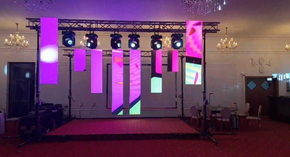 Scena Ecran Led Schela Lumini Ring de Dans 3D Infinity-Sonorizare DJ ...