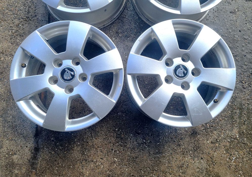 Jante skoda audi,vw,seat, 5x112 pe 15 originale Cluj-Napoca • OLX.ro
