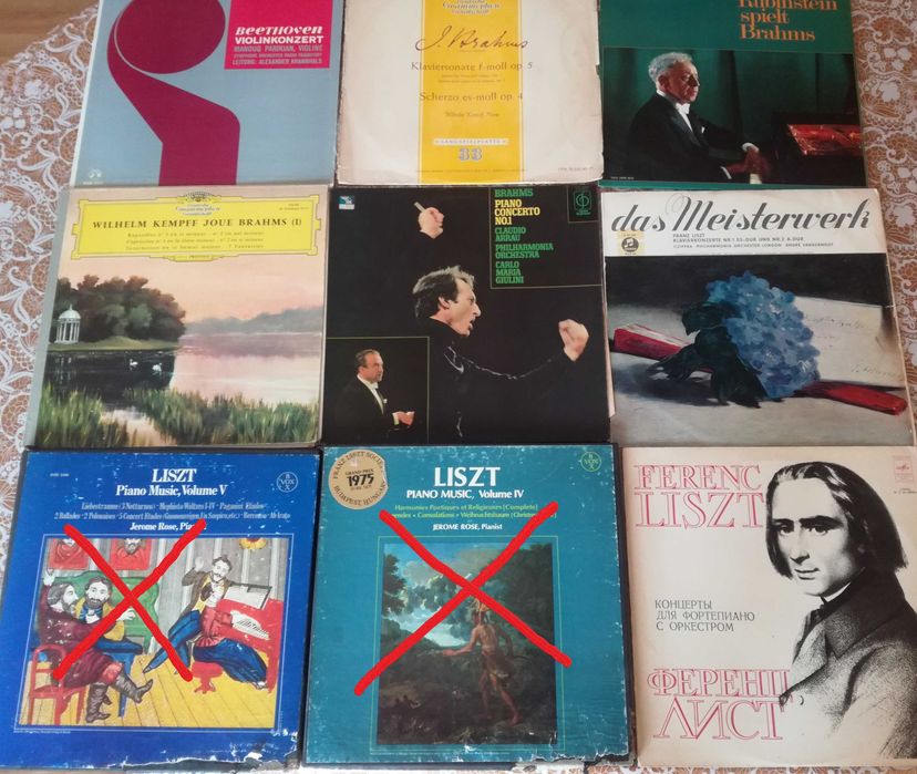 Discuri vinil/vinyl/LP - Clasica - Bach, Beethoven, Brahms, Liszt ...