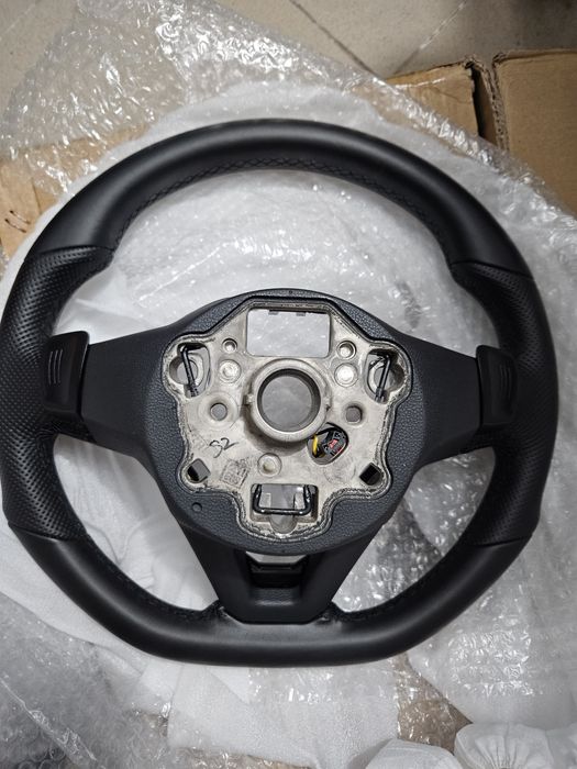 Volan R line piele padele incalzire VW Golf 8 Tiguan T-Roc Passat B8 G ...