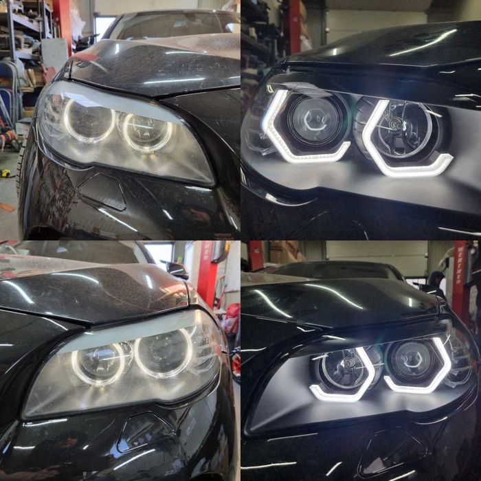 Angel eyes LED M4 STYLE pentru BMW F10/F11 Craiova • OLX.ro