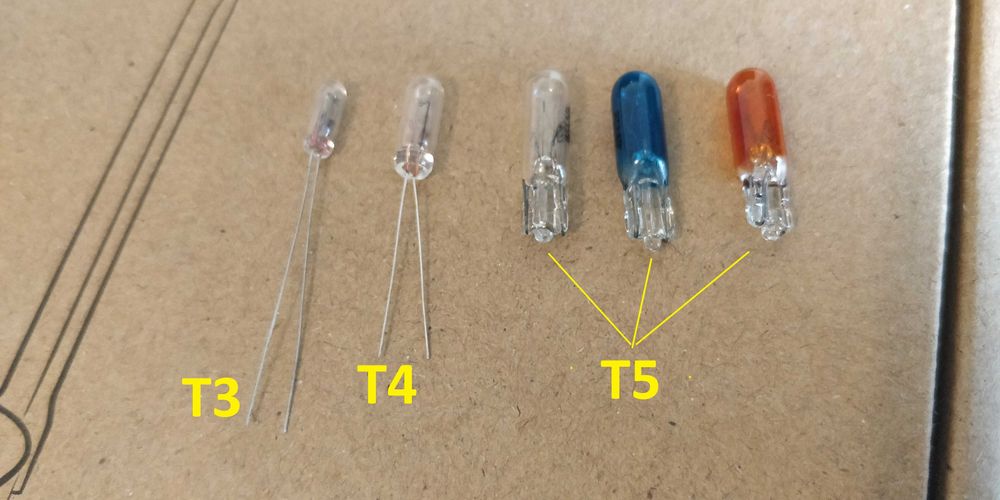 Bec_uri T3 T4 T5 iluminare buton bord bulb dash_board gauge button ...