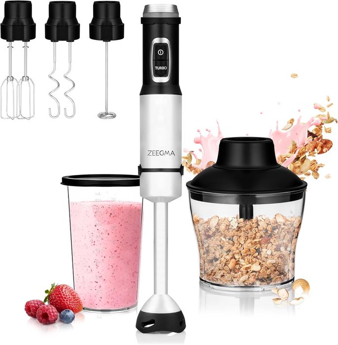 Mixer Vertical Zeegma Handy Chef 5in1, 1500W, Turbo, Inox Tecuci • OLX.ro