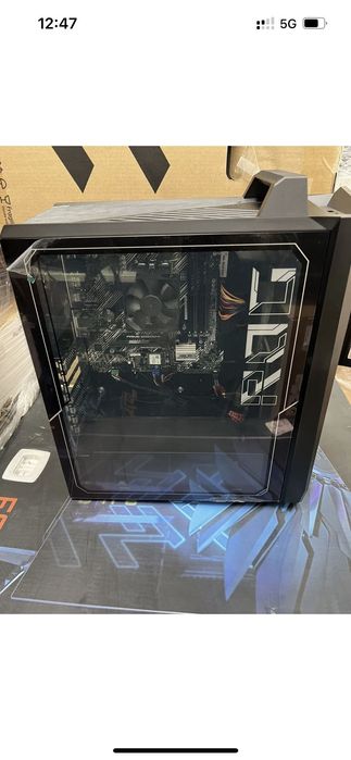 Carcasa PC Asus ROG Strix RGB Middle-Tower ATX, mATX + Placa baza B550 ...