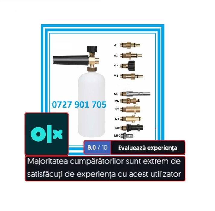 Lance Spuma Activa ANNOVI REVERBERI Ford Bidon Pistol Spumare Frisca ...