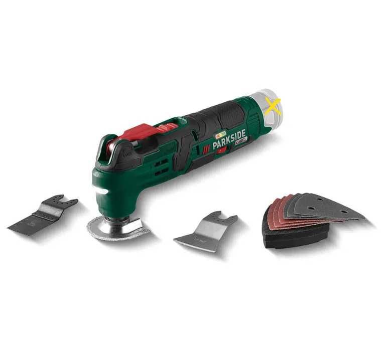 Parkside multifunctional 12V multi cutter tăietor oscilant șlefuitor ...