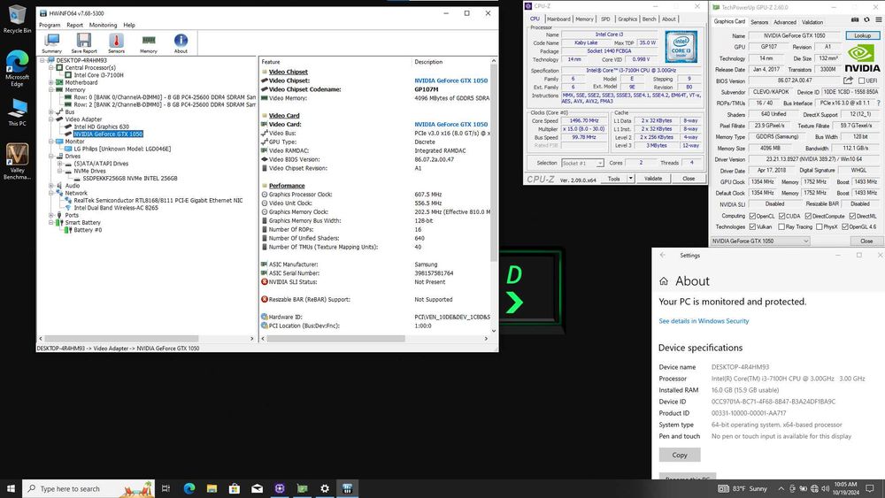 Gaming Clevo N870Hj 17 inch Full HD 16 GB DDR4 256GB SSD GTX 1050 4GB ...