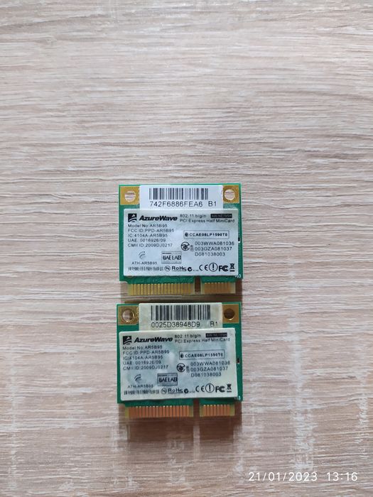 Modul WiFi laptop mini Pci-e Azurewave AR5B95 Bucuresti Sectorul 1 • OLX.ro