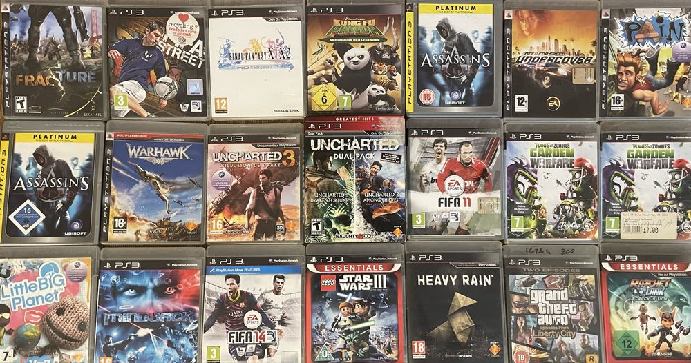 Jocuri ps3, playstation 3 ps4 ps1 ps2 bb1 minecraft gta v, fifa Blajenii de Jos • OLX.ro