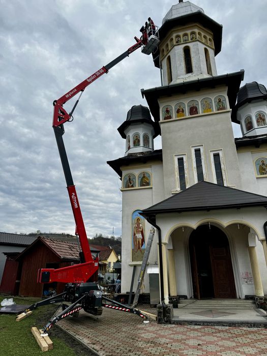 Nacela Spider electric , nacele foarfeca, mini macara spider Unirea ...