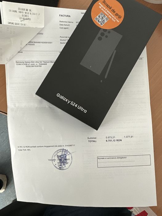 Alex-TEL® Samsung Galaxy S24 Ultra 512GB Black Factura Sigilat ...