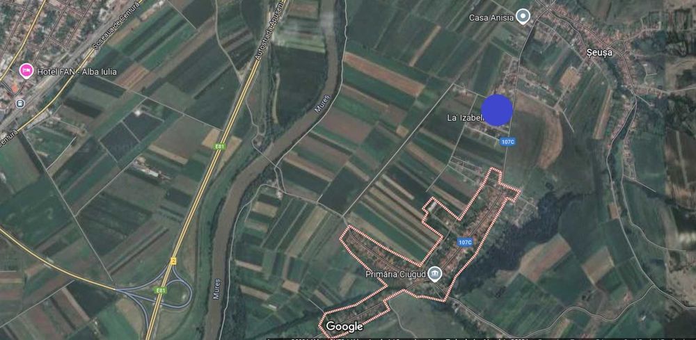 Teren pentru casă, de vânzare comuna Ciugud, jud Alba – PUZ aprobat ...