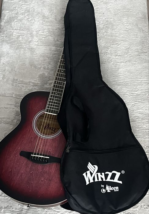 Chitară acustică Winzz de 40 de inch, cu corzi din oțel. Ludus • OLX.ro