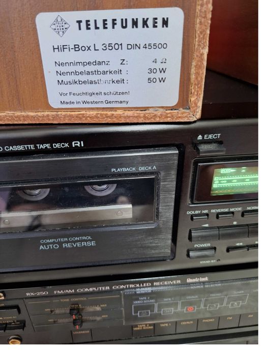 Deck Onkyo TA-RW211 Sony STR-SL5 CDP-M25, JVC RX 250 boxe Tellefunken ...