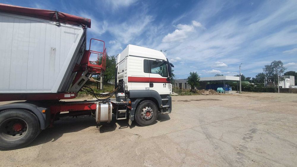 Cap tractor Man tgs 440 ; semiremorca cereale Reisch Casin • OLX.ro