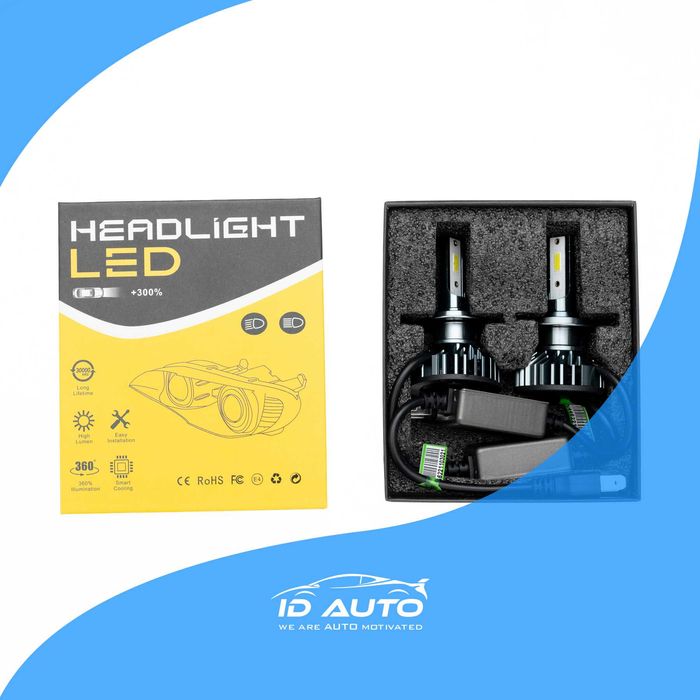 LED Крушки, Комплект, h1 h4 h7, h11, hb3, hb4 лед, светлини,осветление гр. Пазарджик Идеален ...