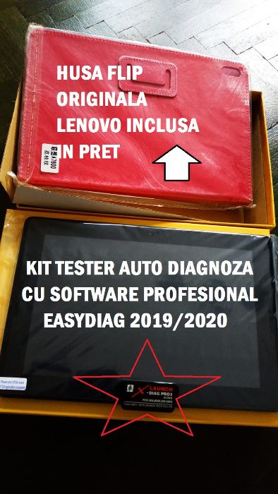 Kit Tester Auto Profesional Easydiag 3.0 2025 + Tableta 10'' PROMOTIE ...