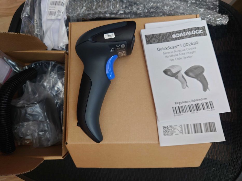 Scanner cod bare Datalogic QuickScan QD2430 mână/stativ. 2D, USB. nou ...