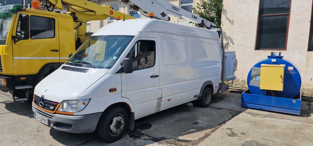 Mercedes Sprinter cu nacelă prb Versalift 14 m Campulung Moldovenesc ...