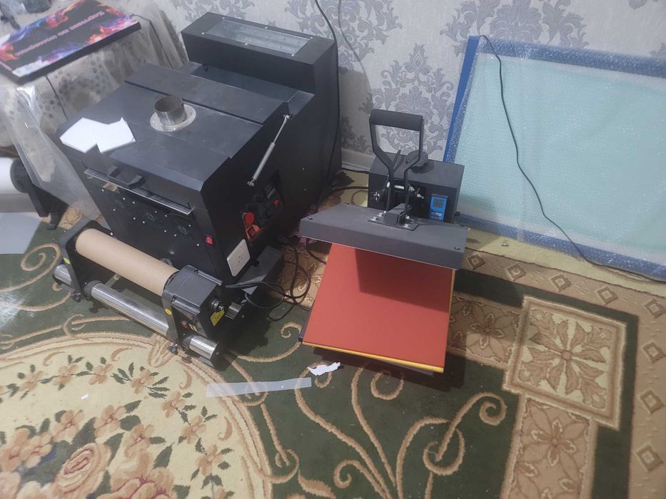 DTF принтер, 30 см с печкой и термопресом: 10 000 000 сум - Периферийные устройства Навои на Olx
